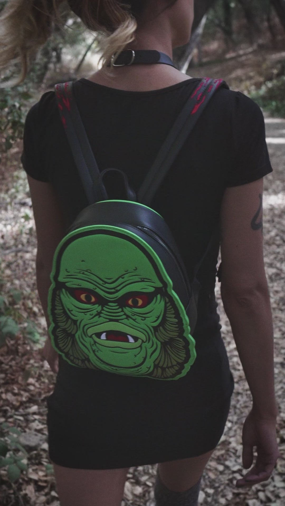Creature Monster Head Backpack